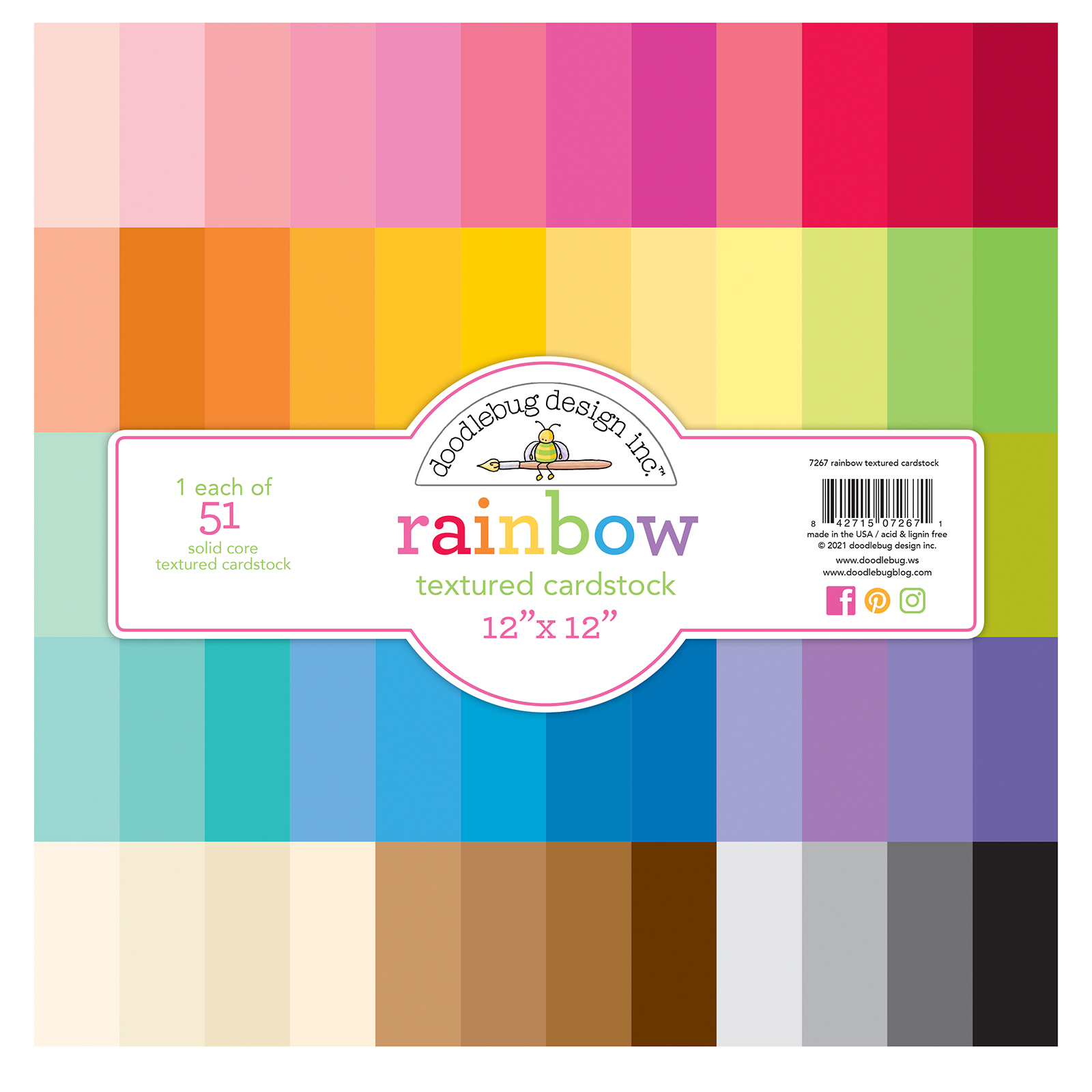 Rainbow Textured Cardstock | IDEAS CON SCRAP