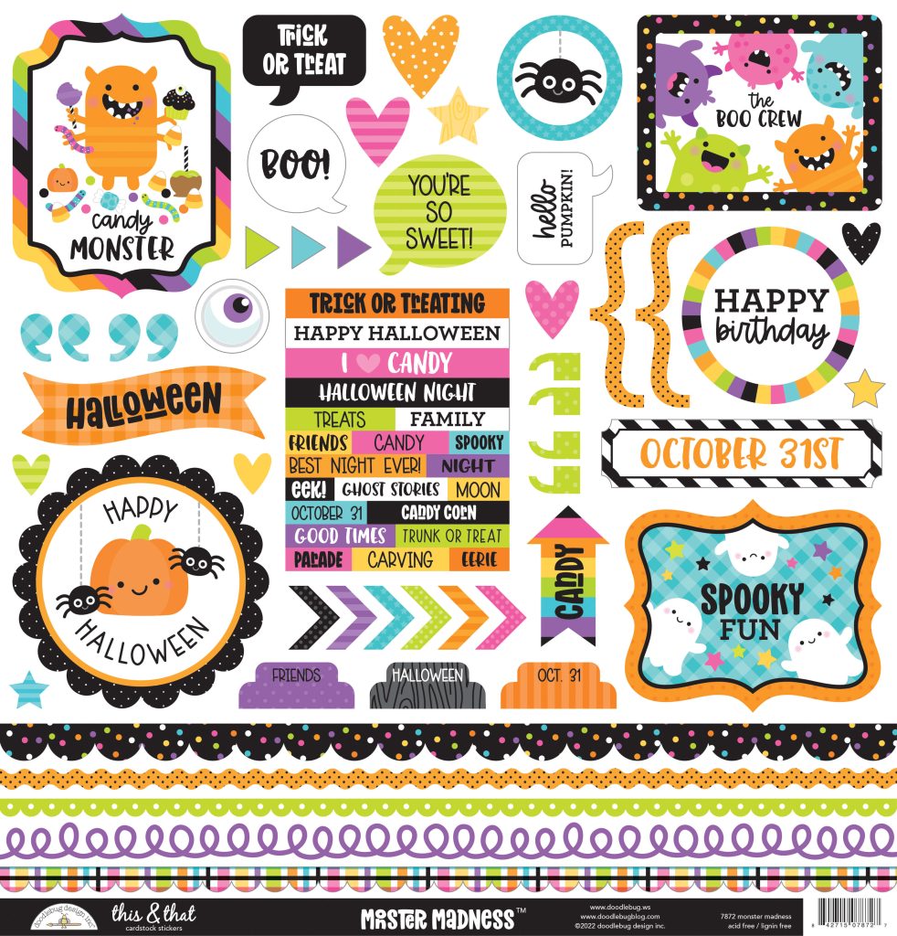 Monster Madness - This & That Stickers | IDEAS CON SCRAP