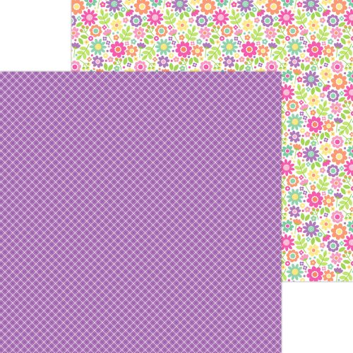 Papel 12x12" - Color Me Crafty - Plaid It's Purple | IDEAS CON SCRAP