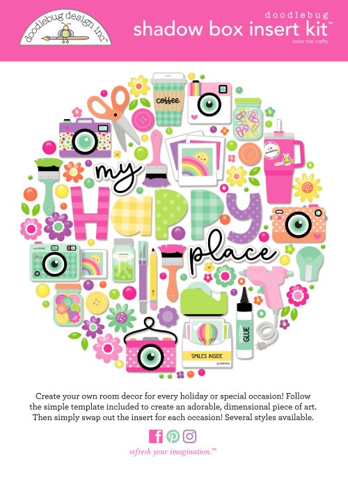 Color Me Crafty Shadow Box Kit | IDEAS CON SCRAP